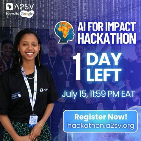 A2sv Hackathon Aiforimpact Techinnovation Register Alx Ethiopia