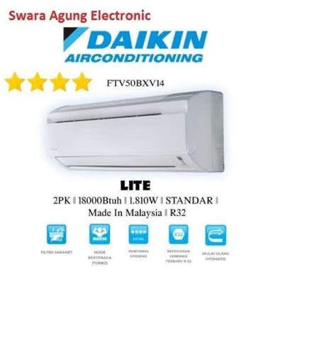 Jual Ac Split 2 Pk Daikin Typeftv50bxv14 Free Pemasangan And Bahan Medan Di Seller Swara Agung