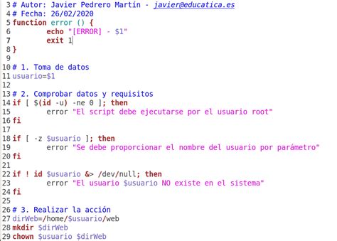 Ejemplos De Script 26 De Febrero Educatica