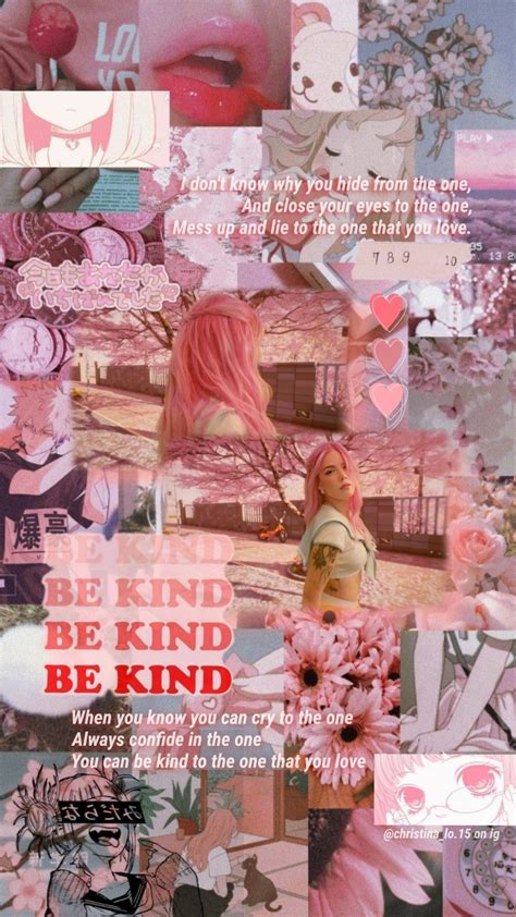 Pink Aesthetic Collage Wallpaper