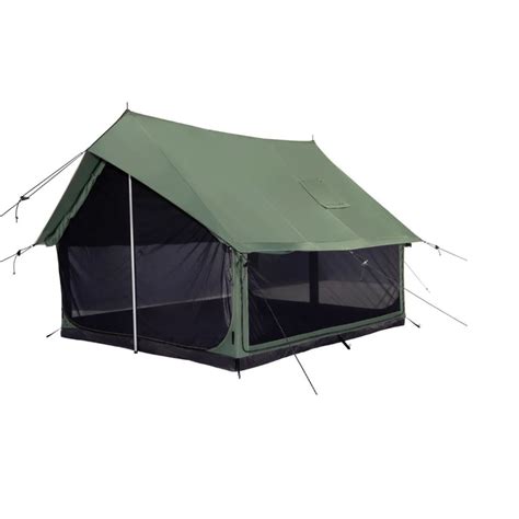 Rover Scout Tent Forest Green Mesh Closed From All Sides