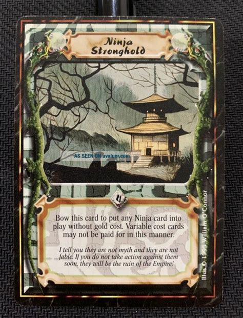 L5r Ccg Imperial Edition Ninja Stronghold Legend Of The Five Rings Classic Aeg 40215901