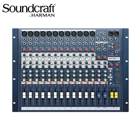 Soundcraft Epm 12ch Mezcladora Analógica 16 In Y 2 Aux Ultramar Audio