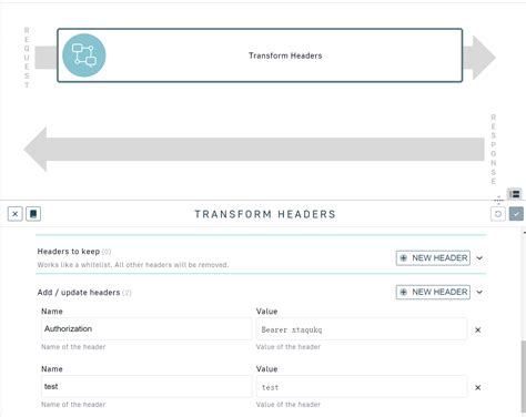 Applying The Transform Header Strategy The Backend Service Uses The Official Echo Service But