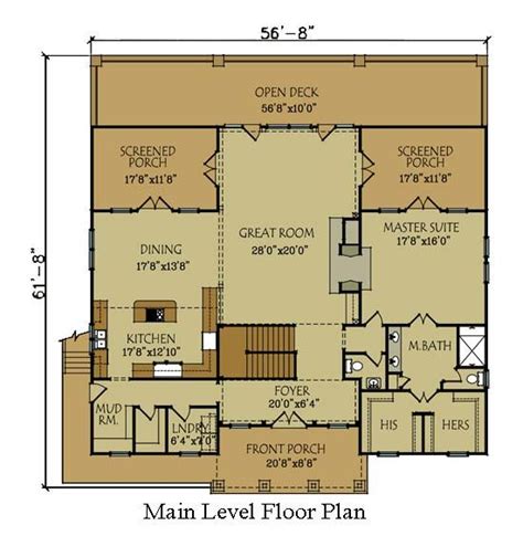 Timber Frame House Plan Max Fulbright Designs Floor Plans Rustic
