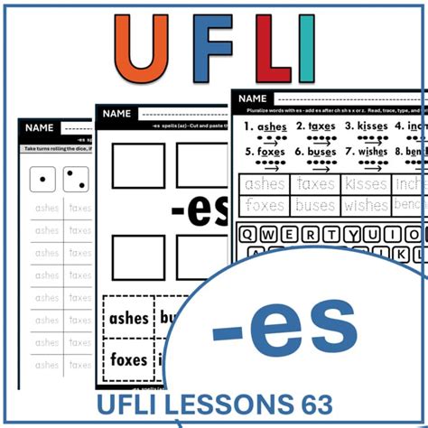 Ufli Aligned Lesson 63 Reading Longer Words Es Phonics Worksheets