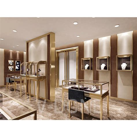 Luxury Jewelry Shop Counter Furniture Design Showcase Sets