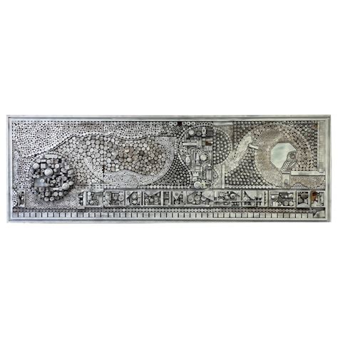 1970s Large Scale Sculptural Wood Wall Assemblage For Sale At 1stdibs