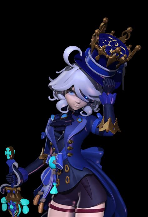 🎲 Furina Genshin Impact・ Stl File For 3d Printing・cults