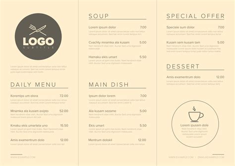 Menu Design Best Practices Escoffier