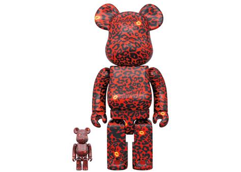 Bearbrick Amplifier Red 100 And 400 Set Us