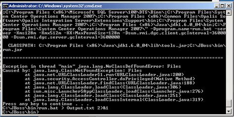 opalis 6 3 fixing the operator console error “java lang