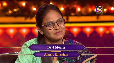 Devi Meena Who Wants To Be A Millionaire Wiki Fandom