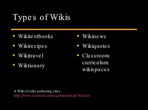 Types Of Wiki Iau Edtech Wiki Fandom