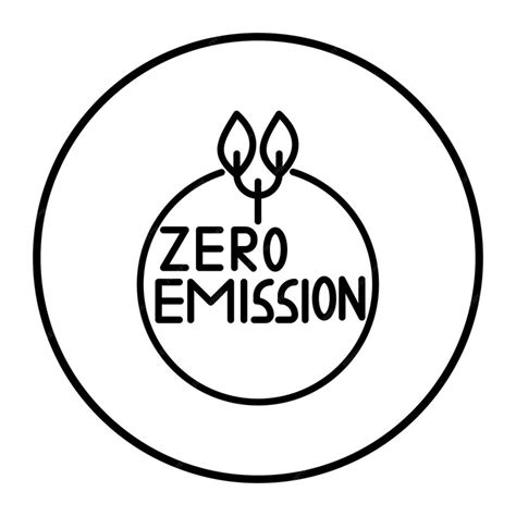 Premium Vector Zero Emission Vector Illustration