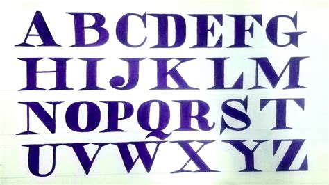 Fancy Letters How To Write Stylish Capital Alphabets A To Z All