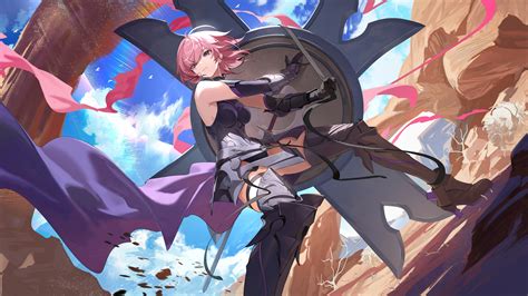 Mash Kyrielight Fate Grand Order Warrior 8k Wallpaper Pixiewall