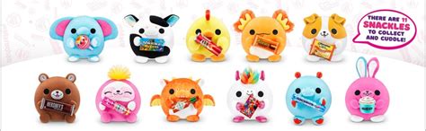 Snackles Small Sized 55 Inch Plush With Surprise Snack