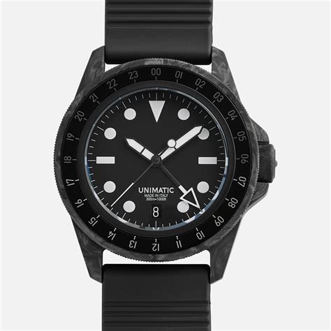 Hodinkee And Unimatic Unveil Carbon Fiber Watches Maxim