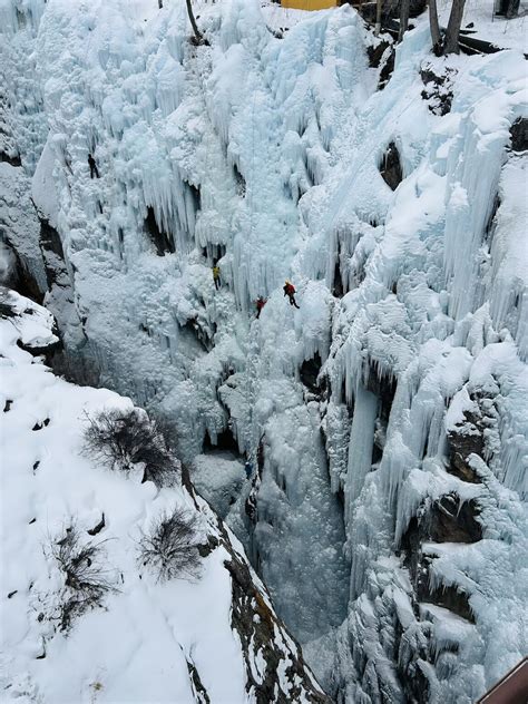 Teamed Up With Adrian Varney For An Icy Adventure In Ouray Sharing