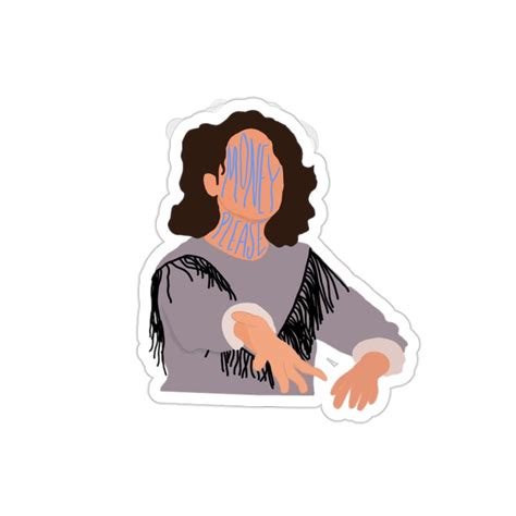Money Please Mona Lisa Saperstein Parks And Rec Sticker Etsy