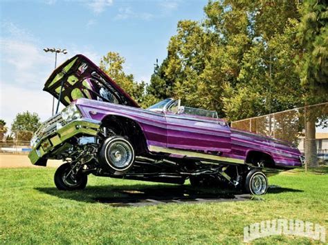 Low Rider Car Hopping Bouncing To The Music Of Car Hydraulics