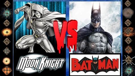Moon Knight Marvel Comics Vs Batman D C Comics Ultimate Mugen