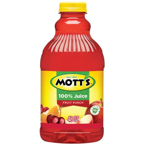 Motts 100 Fruit Punch Juice 48 Fl Oz Delivery Or Pickup Near Me