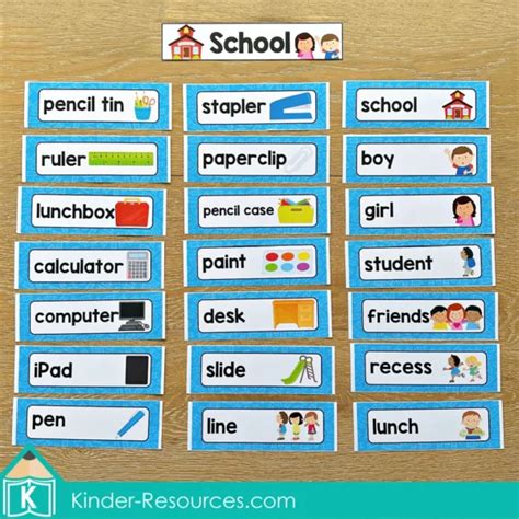School Word Wall For Writing Centers Free