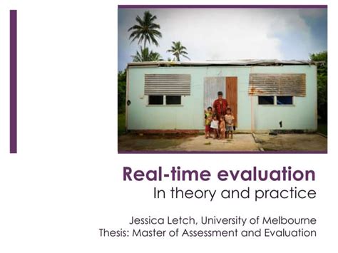 Real Time Evaluation In Theory And Practice Pptx