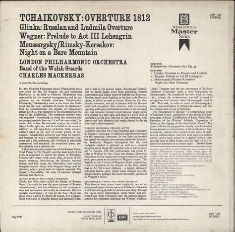 Pyotr Ilyich Tchaikovsky 1812 Overture Uk Vinyl Lp —