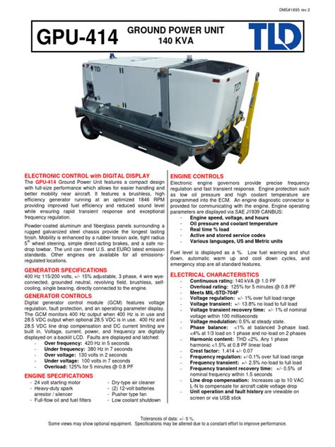 Gpu 414 Download Free Pdf Engines Electric Generator