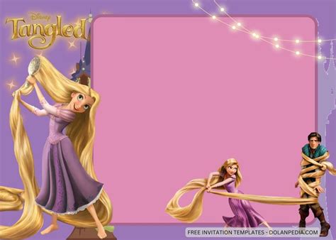 11 Tangled Birthday Invitation Templates Tangled Birthday Daisy