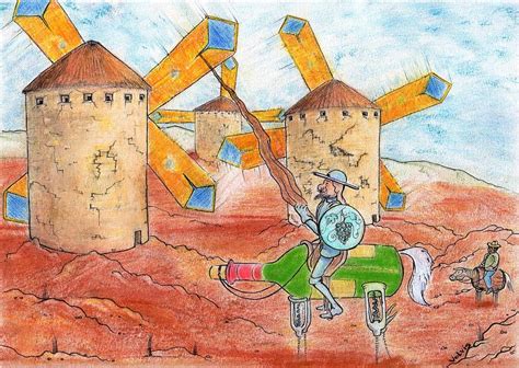 Don Quixote And Sancho Panza Drawing By Akis Volvis Fine Art America