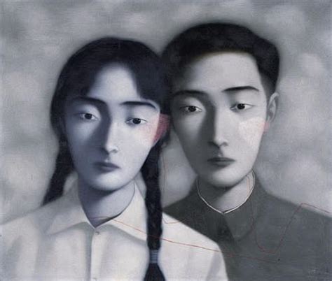 张晓刚 《大家庭之兄妹》