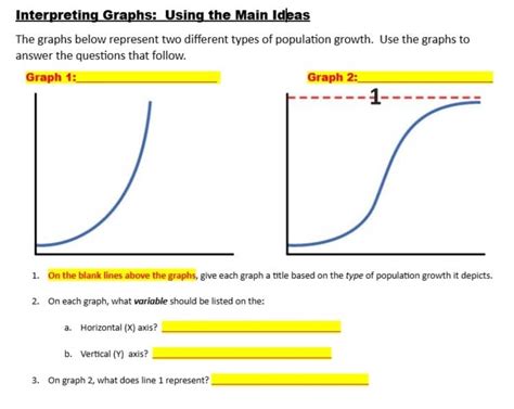 Population Growth Practice Exponential Vs Logistic Tpt