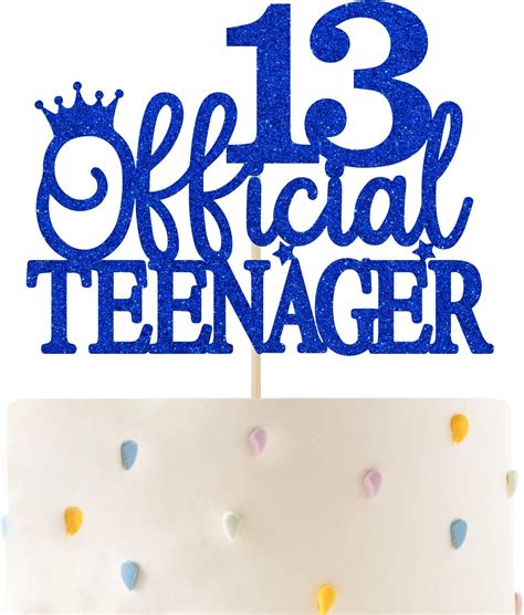 Buy Official Teenager 13 Cake Topper 13 Year Old 13 Teen Happy 13th