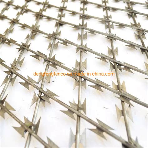 Cheap Price Galvanized Razor Welded Razor Wire Barbed Mesh For Sale