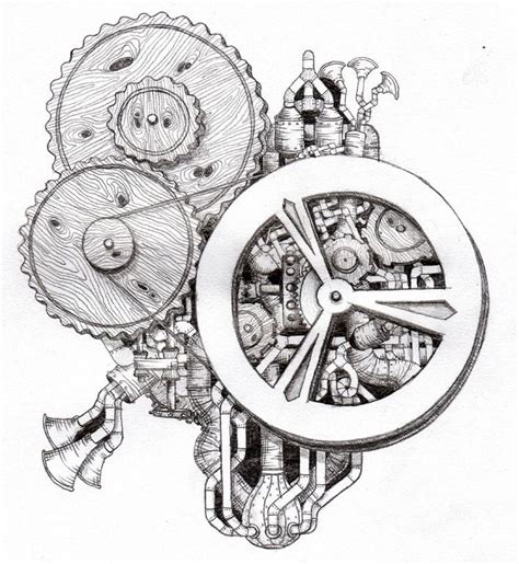 Clock Cogs And Gears Tattoo At Frances Goss Blog