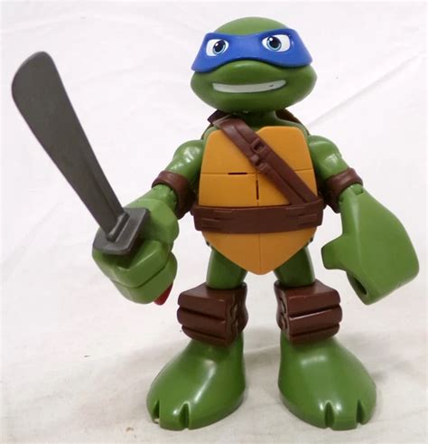 Figurita Leonardo Half Shell Heroes Press N Shout Tmnt 2016 De 6 Eur