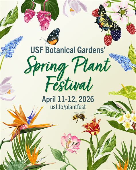Usf Botanical Gardens Spring Plant Festival At Usf Botanical Gardens