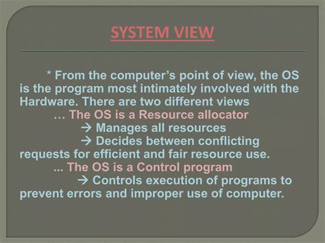 Operating System Part 1 Ppt