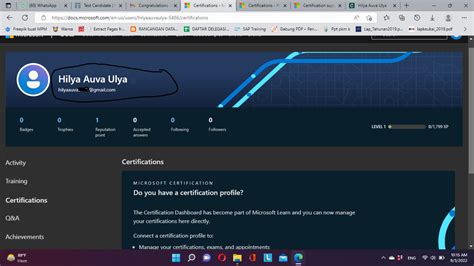 No Certification Profile Found After Passing The Office Excel® 2013 Certification Microsoft Qanda