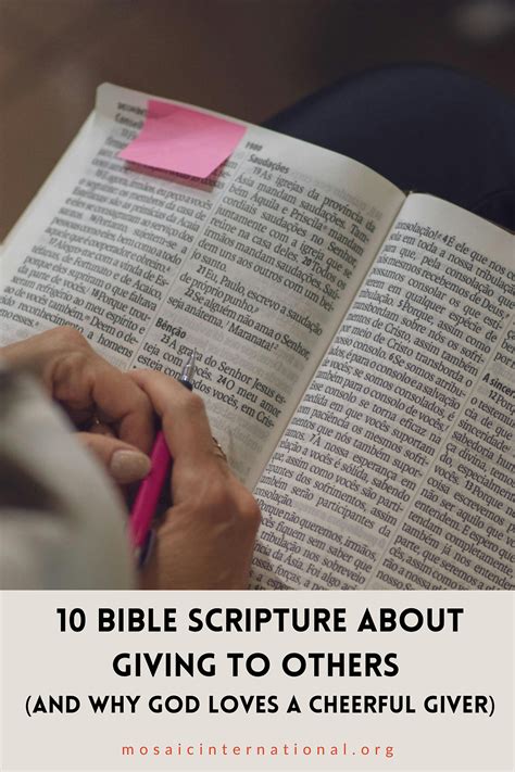 10 Bible Scripture About Giving To Others And Why It Matters Today