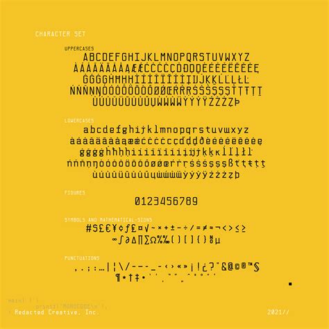 Monocode A Monospaced Sci Fi Font Behance