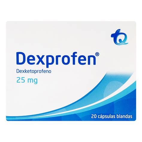 Dexprofen 25 Mg 20 Capsulas Droguerias Unisanar
