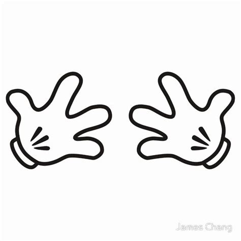 Printable Minnie Mouse Minnie Mouse Hands