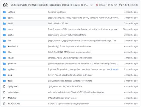 is github kept up to date · issue 1936 · numworks epsilon · github