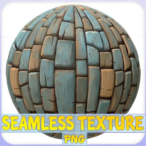 Stylized Stone Floor Seamless Texture