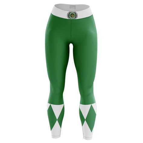 Green Ranger Mighty Morphin Power Rangers Custom Unisex Leggings Spats